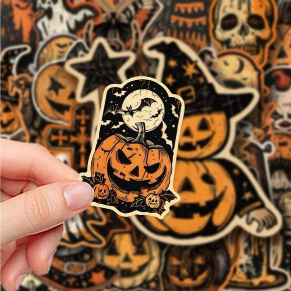 Design | 5 Retro Halloween Sticker Pack | Poshmark